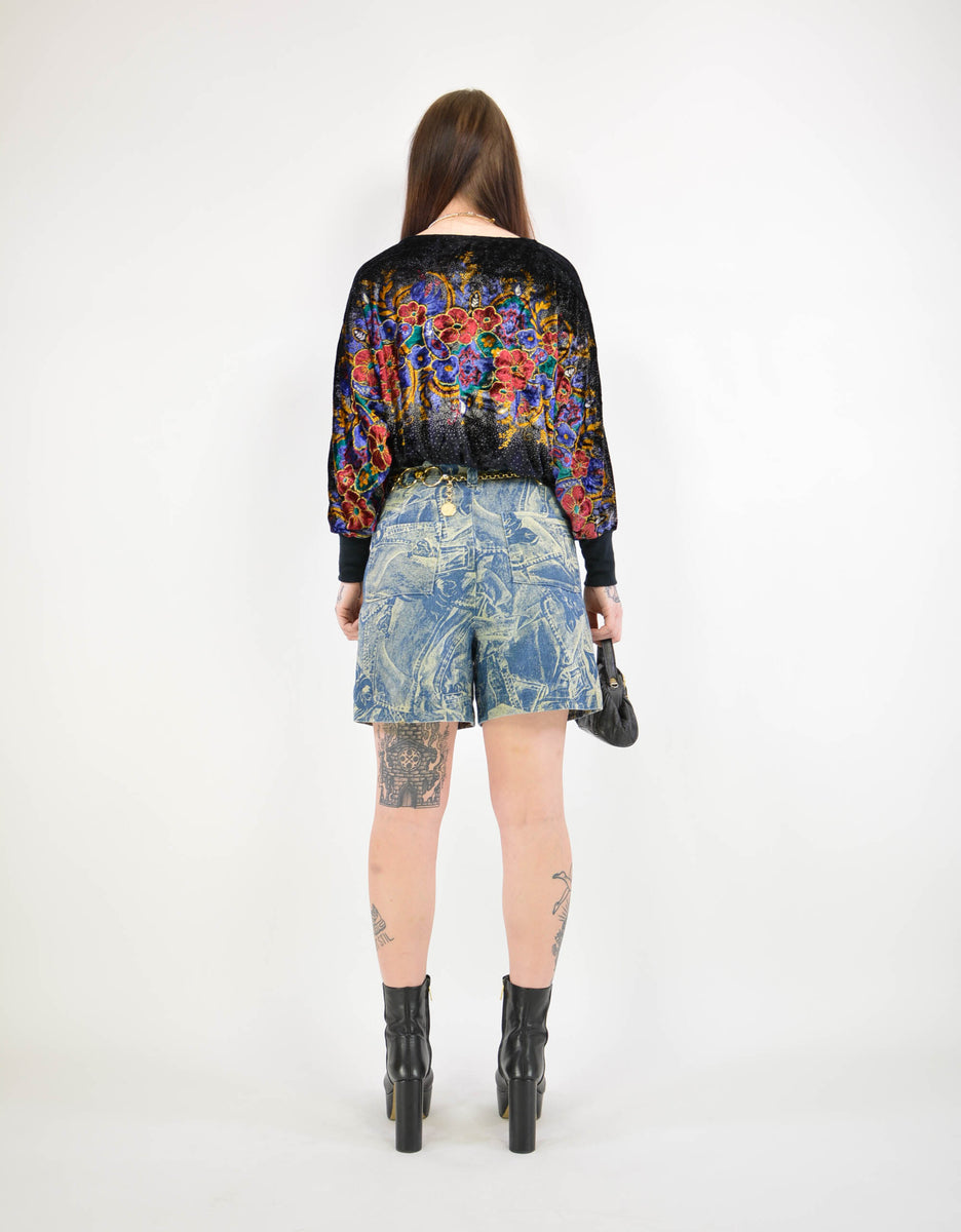 80s denim shorts • PICKNWEIGHT